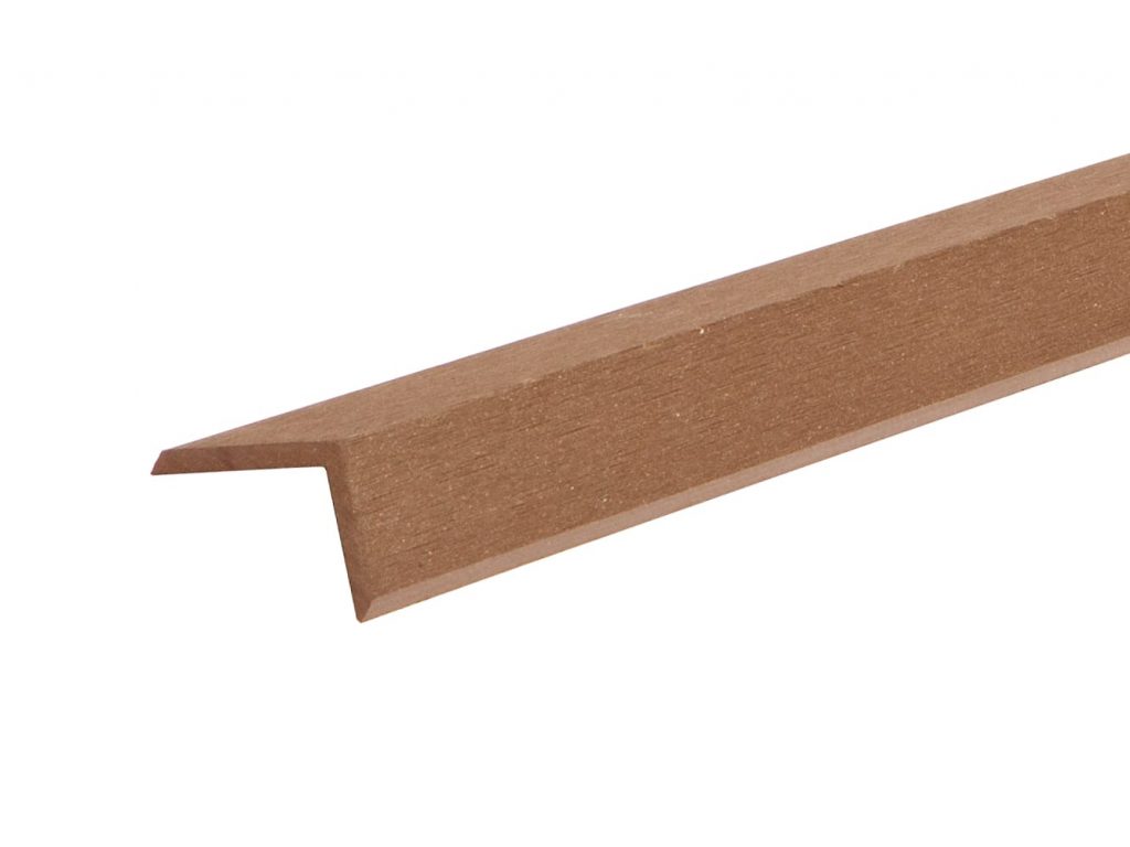 Brown Estandar Side Cover Angle (40mm x 3600mm) - PVC Cladding